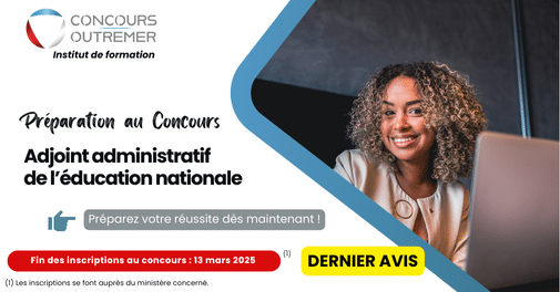 Concours 2025 d'adjoint administratif de l'éducation nationale : il est ...